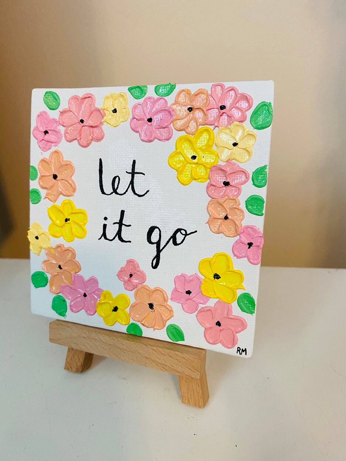 Custom Mini Summer Canvas Painting With Easel - Etsy