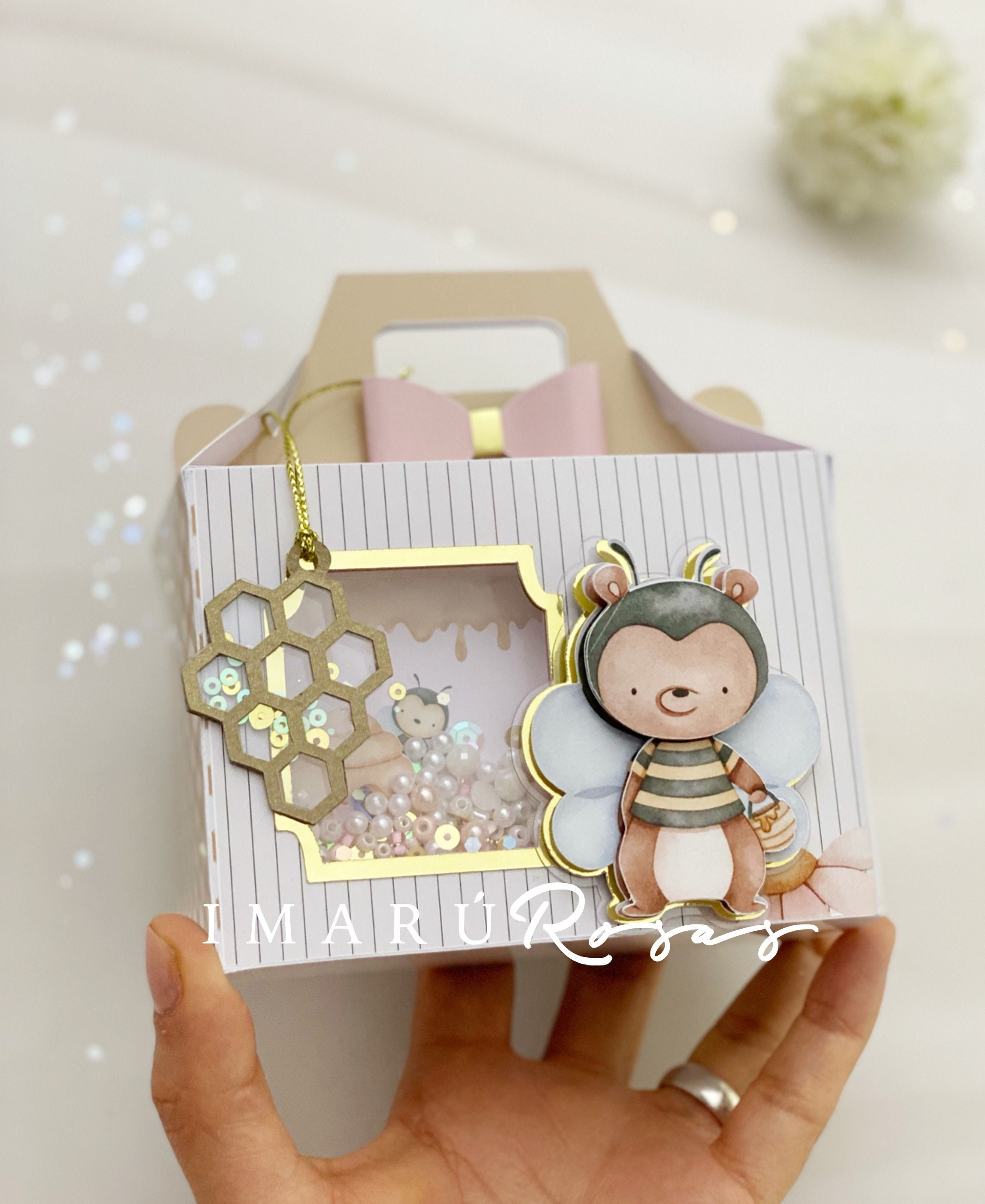 Molde cajita lonchera shaker. Template Box el molde de caja - Etsy México