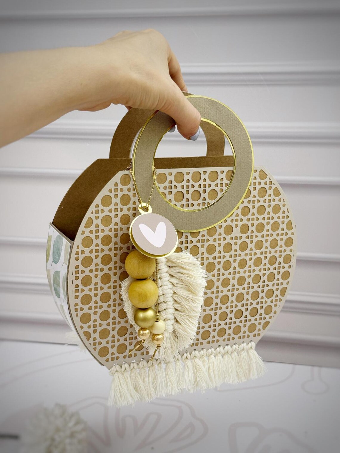 Boho Purse Gift Box SVG | Handbag Treat Box | Silhouette Studio ...