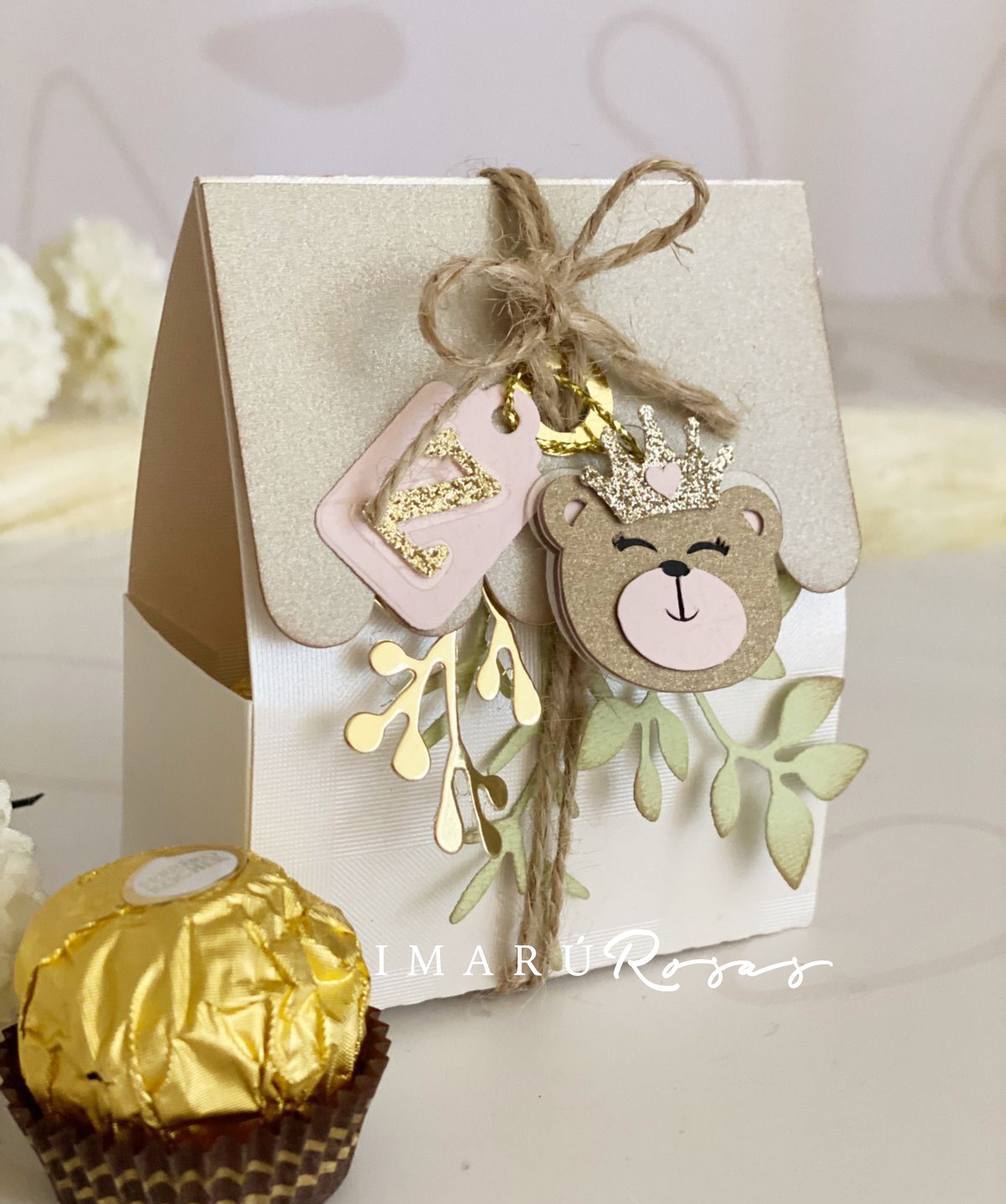 Teddy Bear Box Mold Template Box. Includes Photo Layout. - Template of ...