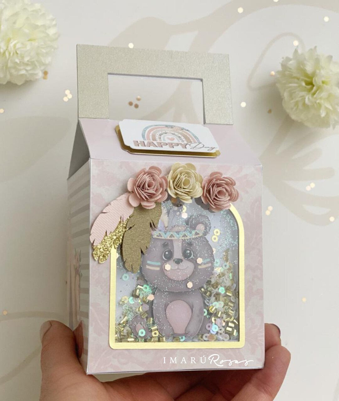 Cotillon Shaker Box Mold. Template Box includes Everything Except ...