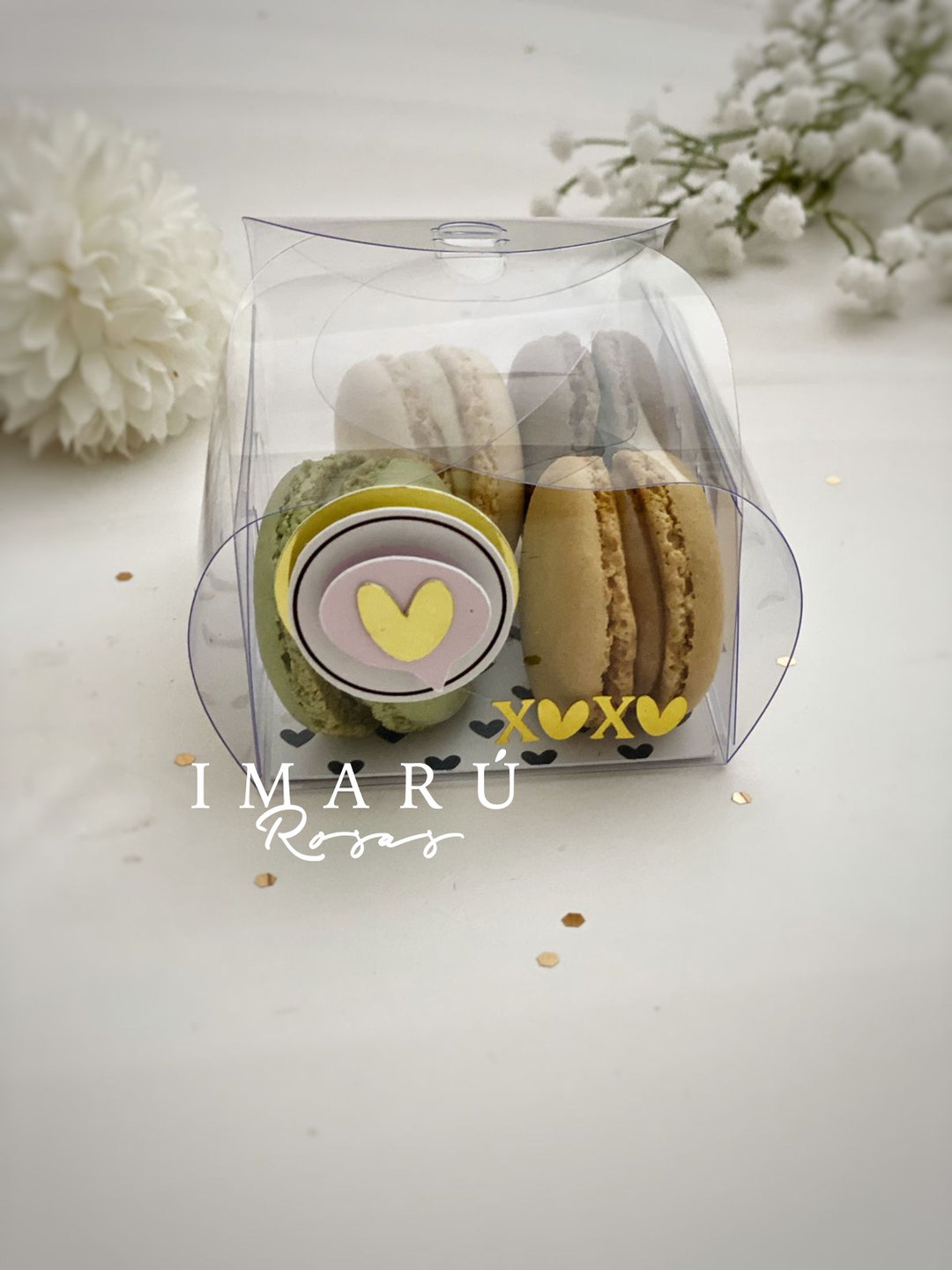 Macaron Acetate Box Mold, Xoxo, Love Day, Valentine's Day, Easy ...