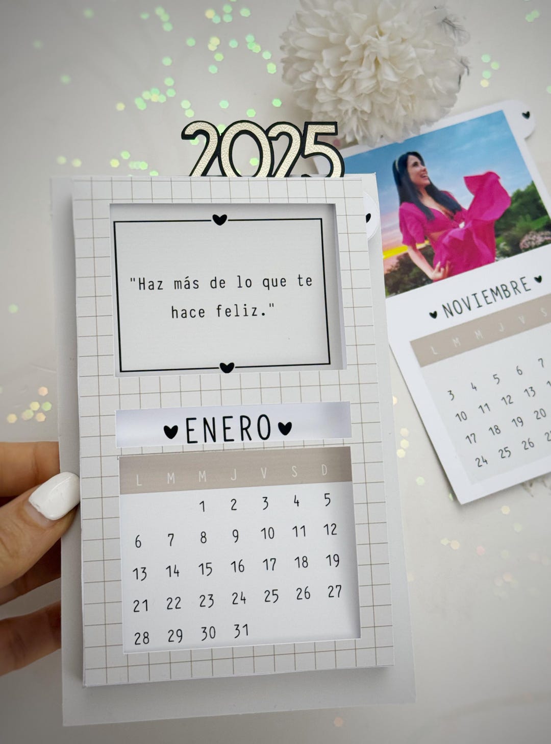 2025 Calendar Cutting Template or Mold to Cut in Cameo or Cricut, Svg ...