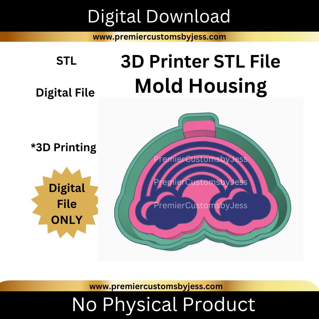 Rainbow Car Freshie Housing STL File, STL 3D Printer File, Digital ...