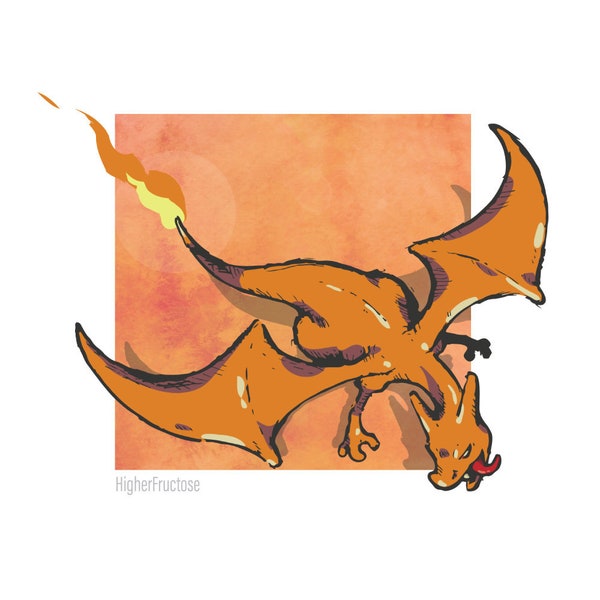 Charizard Art - Etsy