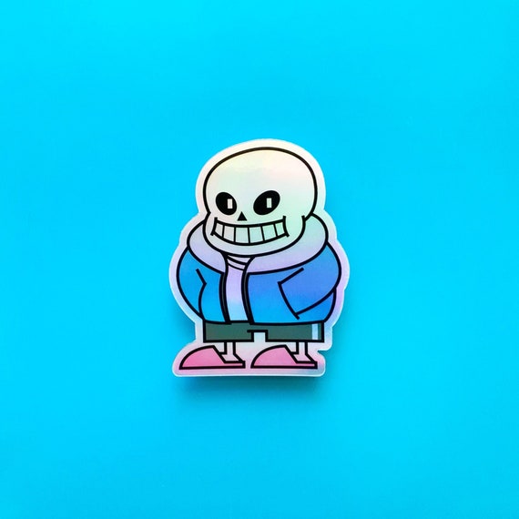 Sans Undertale Sticker 3x3 Holographic - Etsy