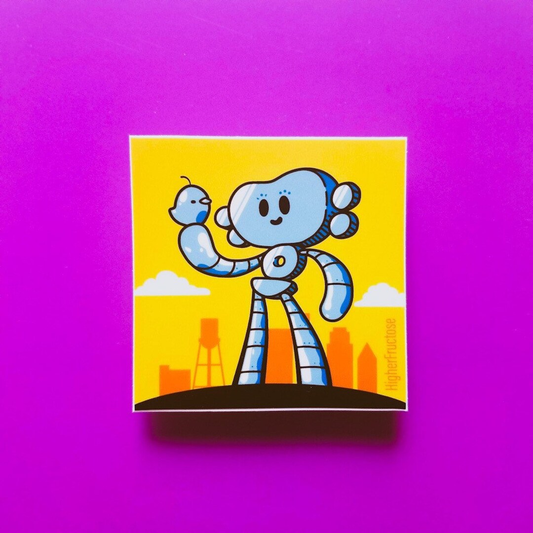 Little Traveling Man Sticker - 3" X 3" - Etsy
