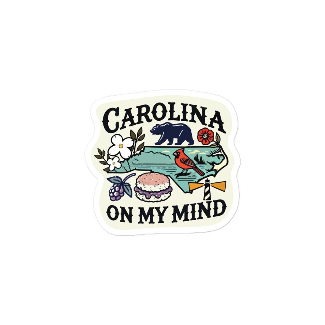 Carolina on My Mind Sticker – Original Art - Etsy