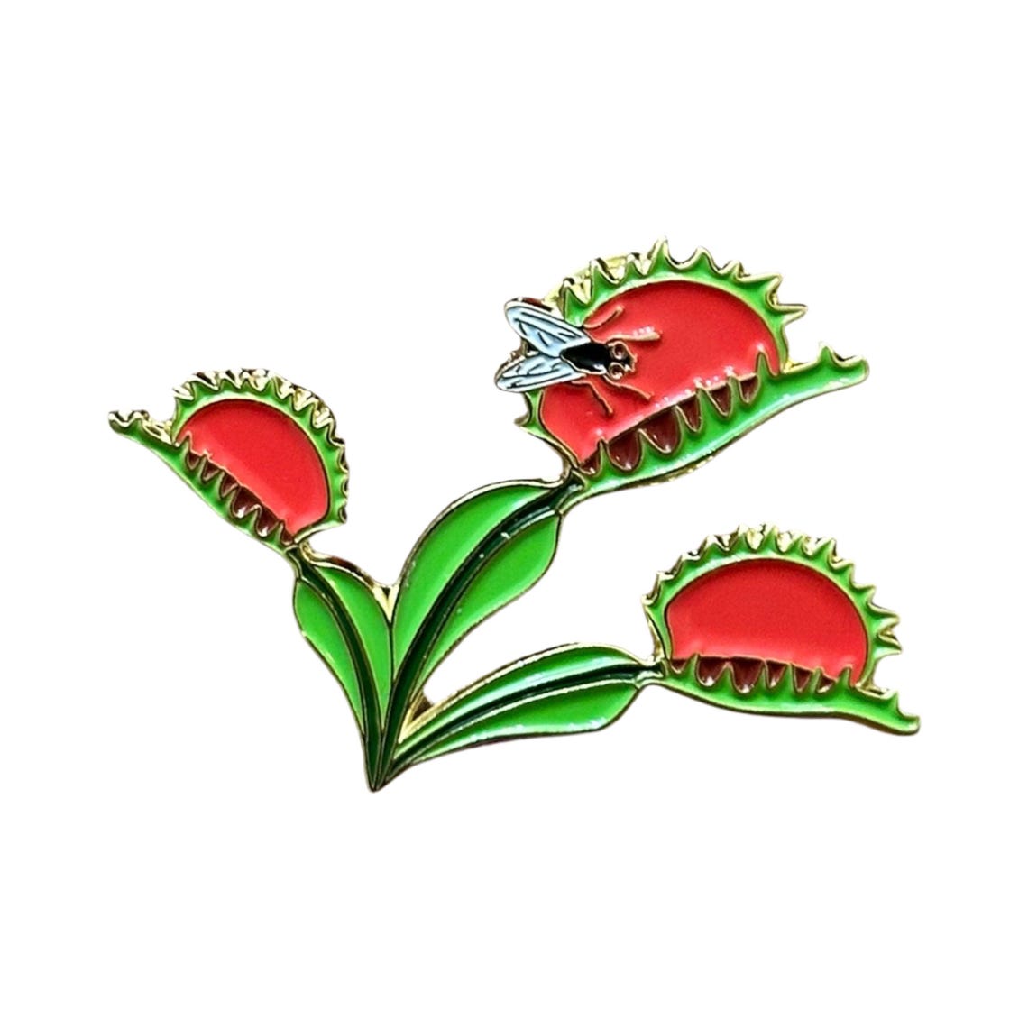 Venus Flytrap Enamel Pin - North Carolina Native Plant - Etsy