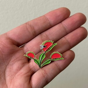 Venus Flytrap Enamel Pin - Etsy
