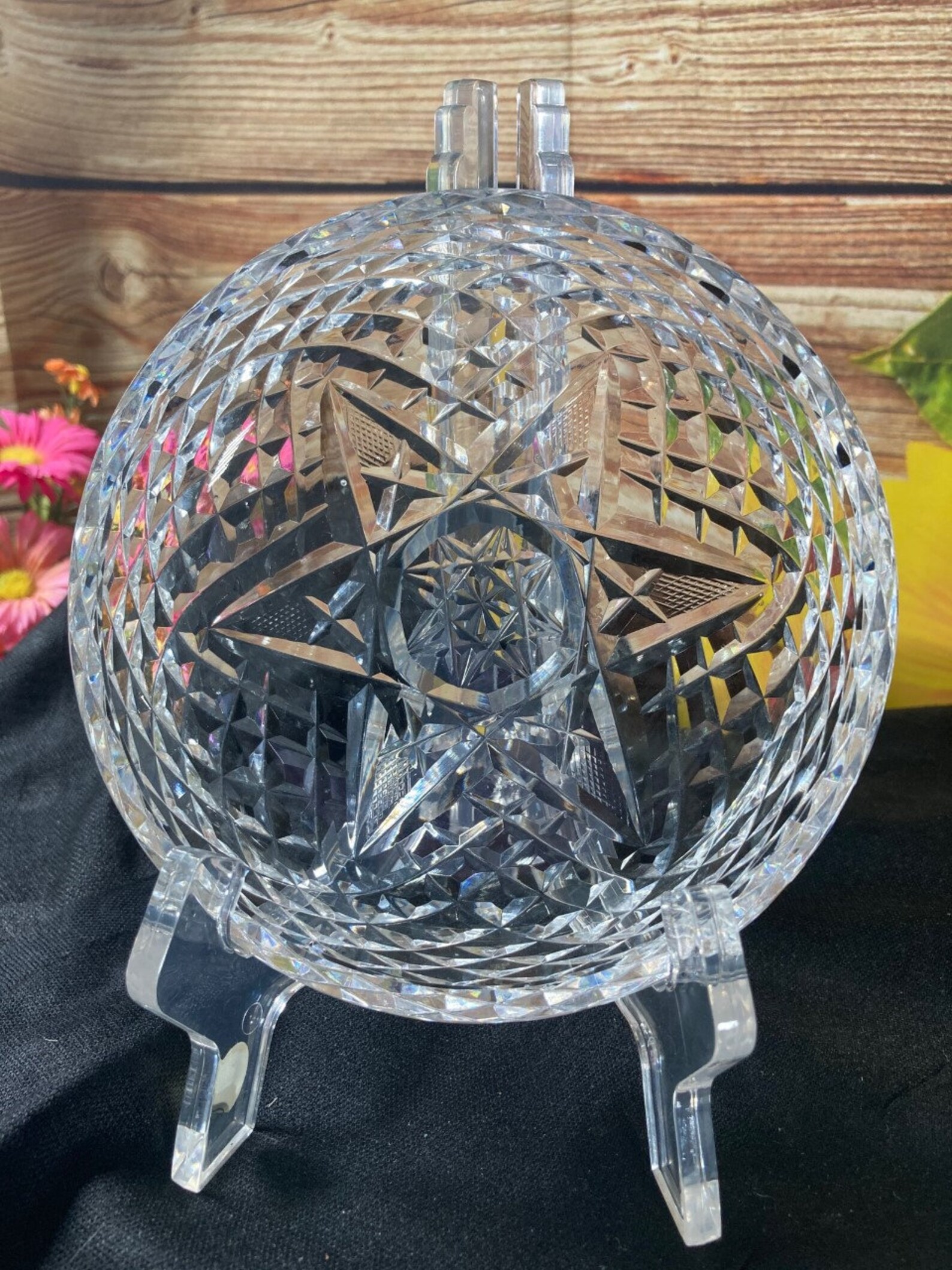 Lead Crystal Small Plate Star Pattern Waterford - Etsy