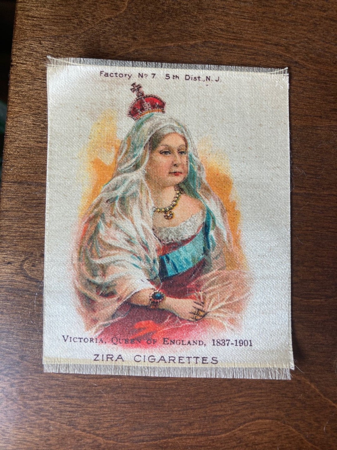 Zira Cigarettes Tobacco Silk Victoria, Queen of England, 1837-1901 ...