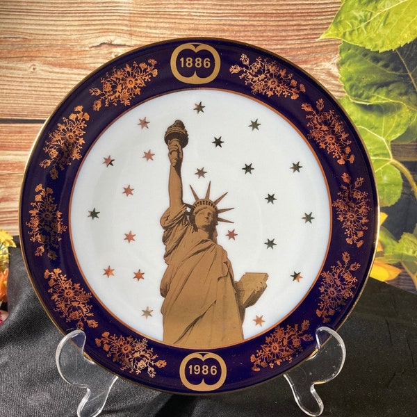 Statue Liberty Plate - Etsy