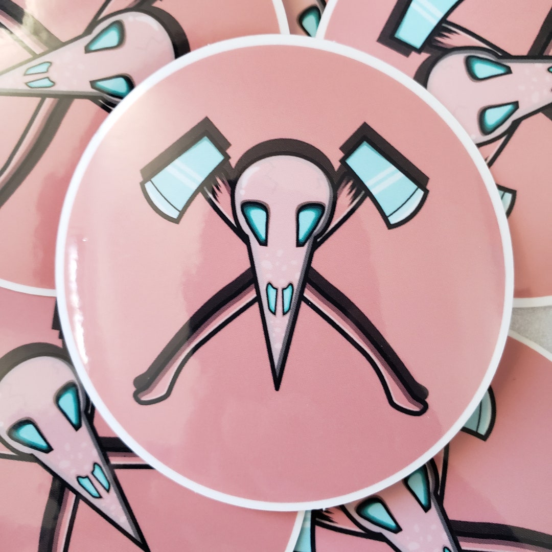 Animal Skull Sticker| Vinyl | Die-cut | Fun Sticker | Water Bottle ...