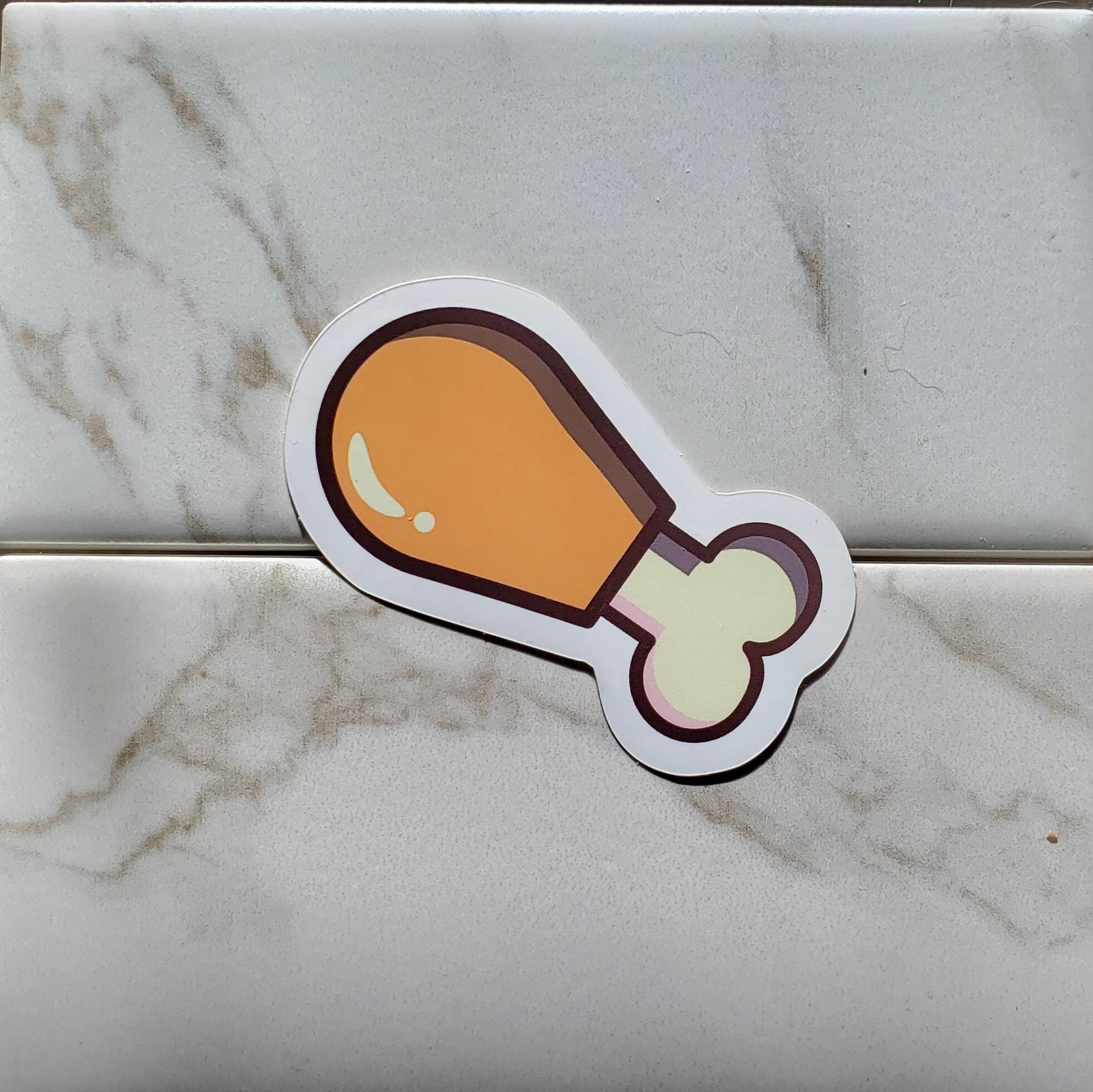 Cute Drumstick Sticker | Food Art |great for Hydro Flasks, Laptops ...