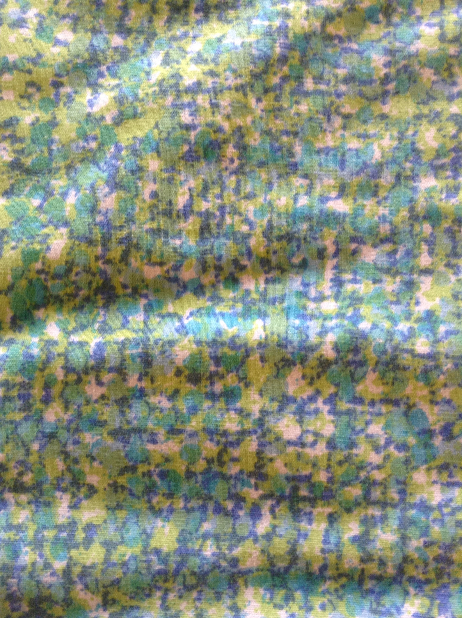 Quilted Blue & Green Batik Handmade Table Runner 36 1/2 X 17 3/4 ...