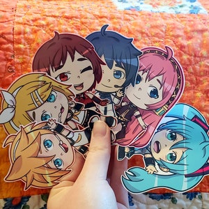 Vocaloid Chibi Handmade Stickers Hatsune Miku Rin Kagamine - Etsy