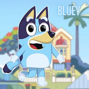Bluey Chibi Inspired Handmade Stickers Bluey & Bingo - Etsy