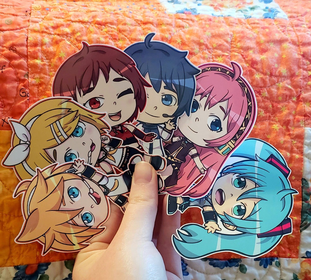 Vocaloid Chibi Handmade Stickers Hatsune Miku Rin Kagamine - Etsy