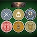 Fallout Faction Inspired Handmade Buttons- Fallout 1/2, 3, New Vegas, 4 ...