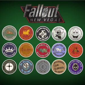 Fallout Faction Inspired Handmade Buttons- Fallout 1/2, 3, New Vegas, 4 ...