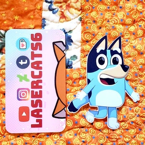 Bluey Chibi Inspired Handmade Stickers Bluey & Bingo - Etsy