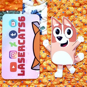 Bluey Chibi Inspired Handmade Stickers Bluey & Bingo - Etsy