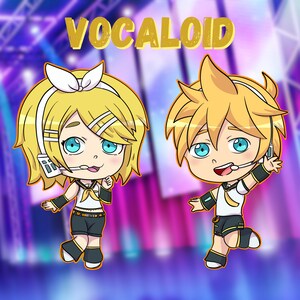 Vocaloid Chibi Handmade Stickers Hatsune Miku Rin Kagamine - Etsy