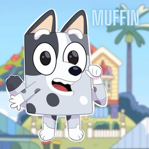 Bluey Chibi Inspired Handmade Stickers Bluey & Bingo - Etsy