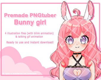 Vtuber Bunny Girl - Etsy