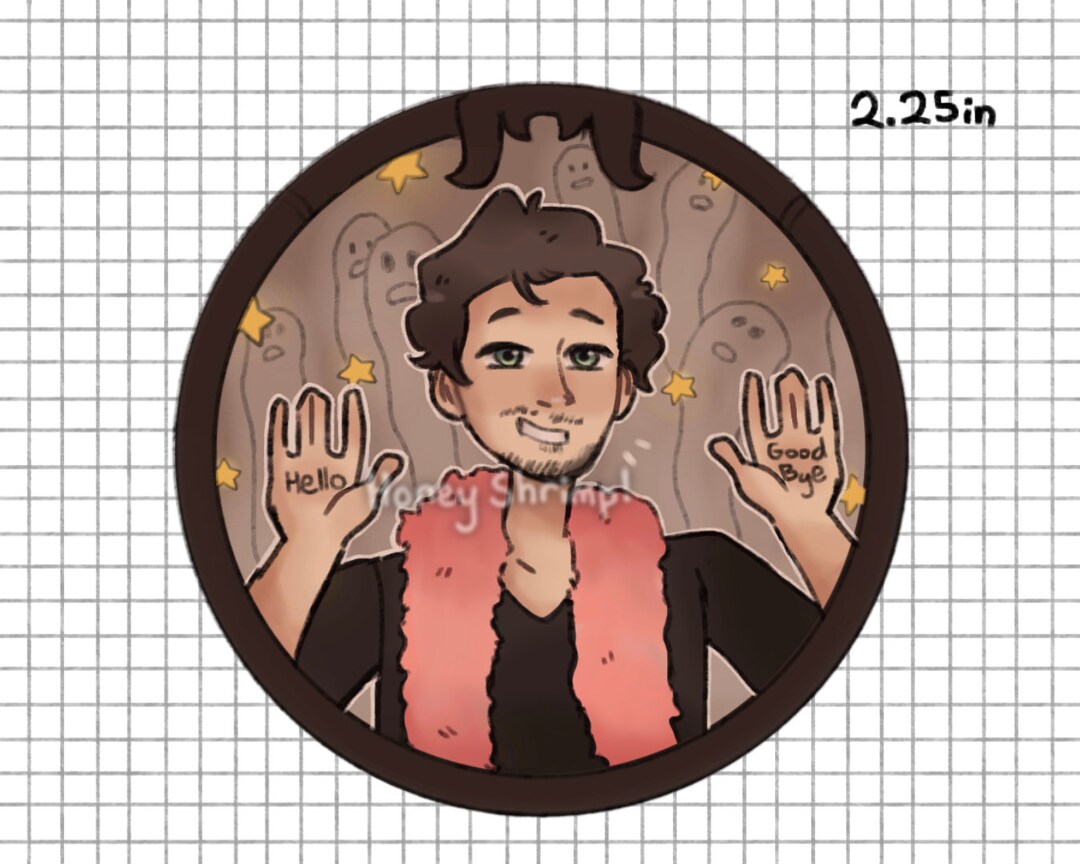 Klaus Inspired Art Button - Etsy