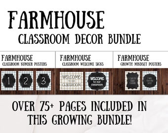 Farmhouse Classroom Decor - Etsy