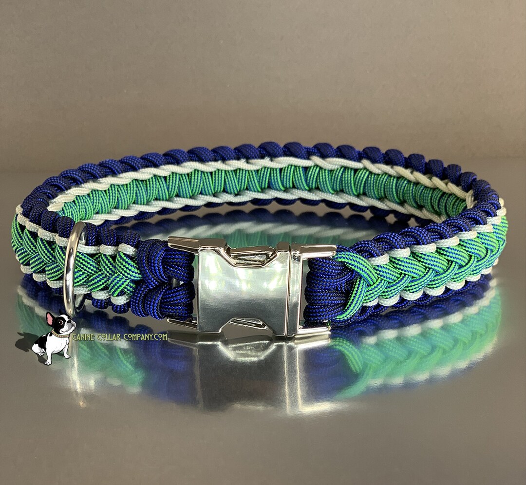 The Seahawk Custom Handmade 550 Paracord Dog Collar - Etsy