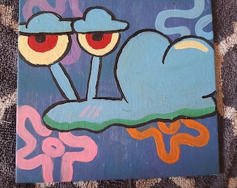 Gary Spongebob Painting - Etsy
