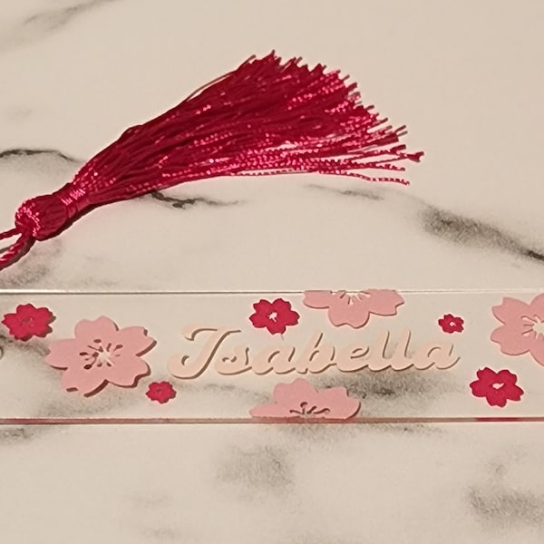 Cherry Blossom Bookmark - Etsy
