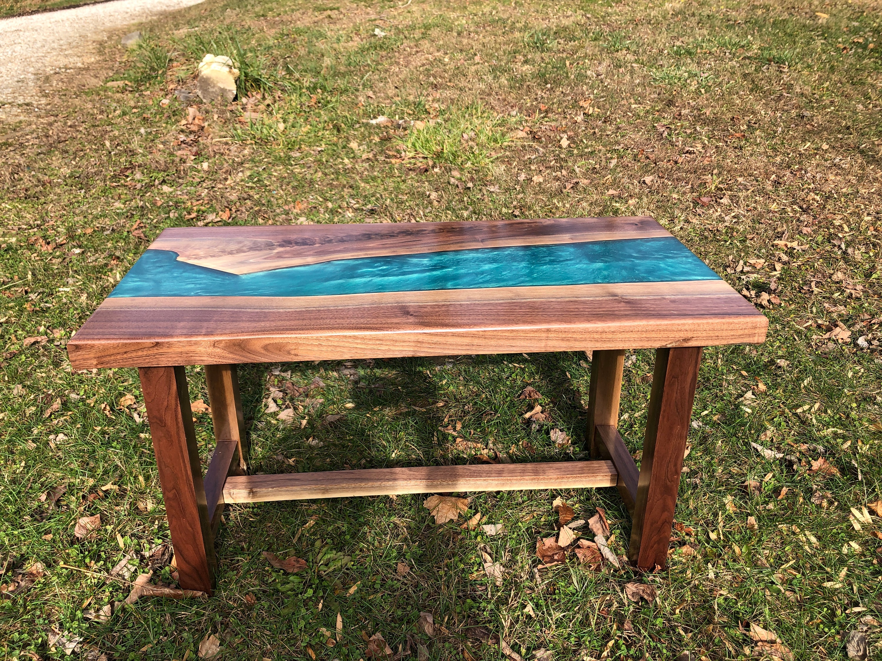 Walnut River Coffee Table - Etsy