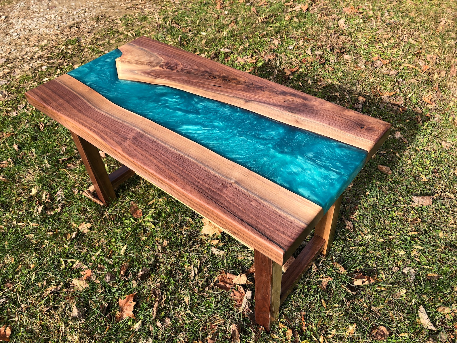 Walnut River Coffee Table - Etsy
