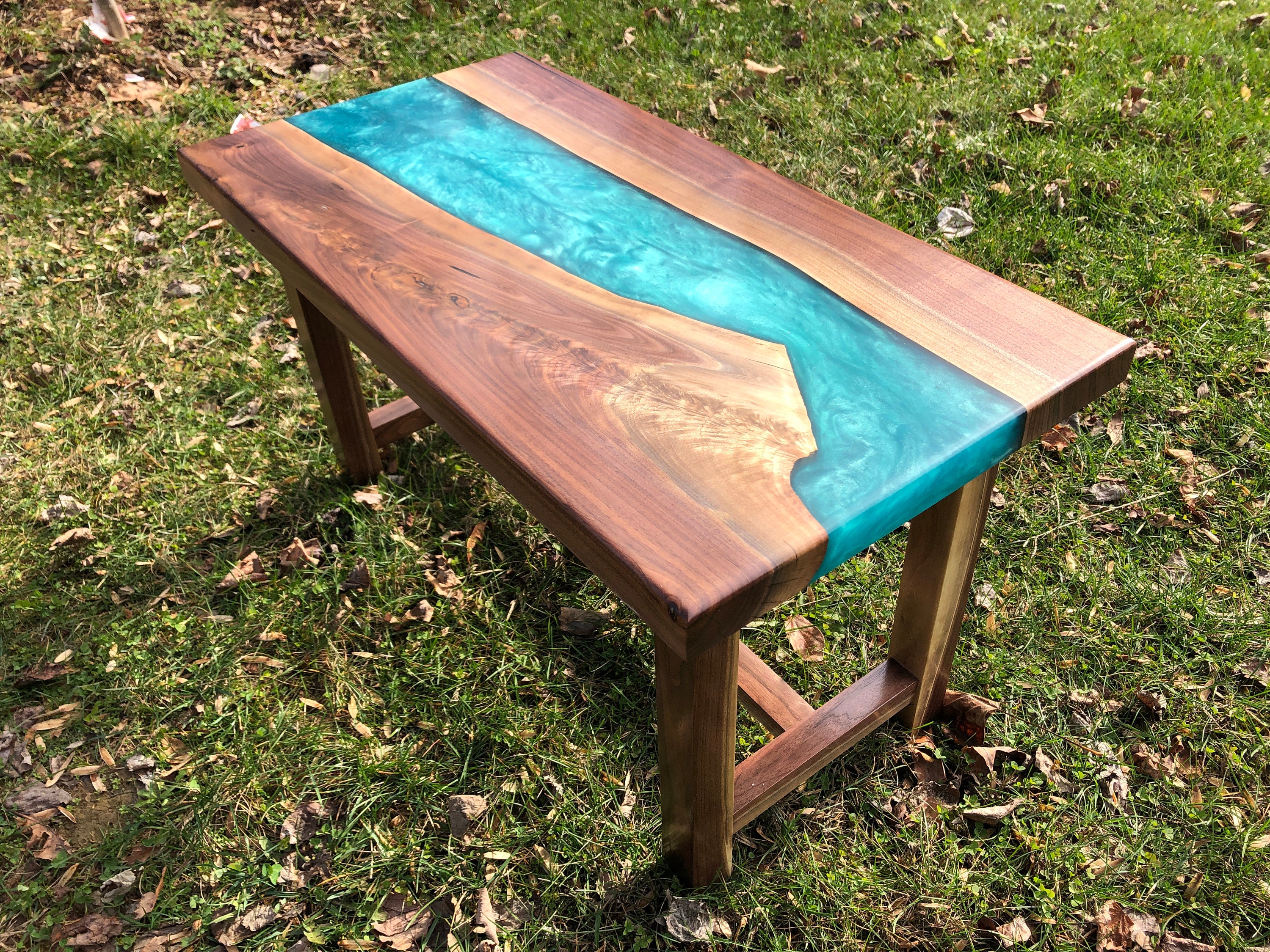 Walnut River Coffee Table - Etsy