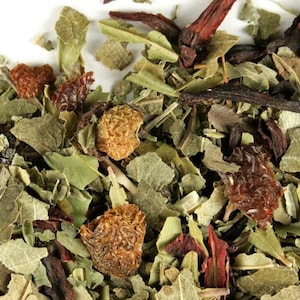 Triple Berry Herbal Tea Blend - Strawberry, Hibiscus, Blackberry, Rose ...