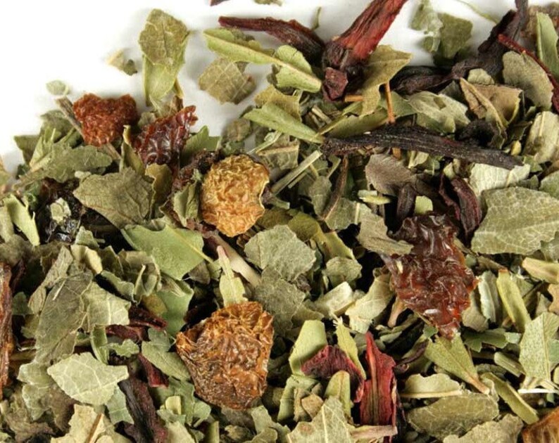 Triple Berry Herbal Tea Blend Strawberry Hibiscus - Etsy