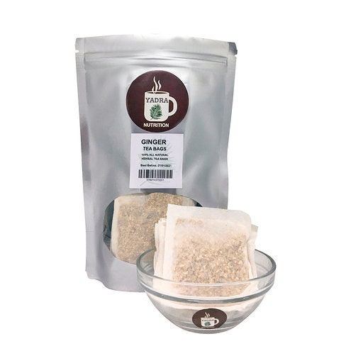 Premium Ginger Tea Bags 100% All-natural Ginger Roots Herbal - Etsy