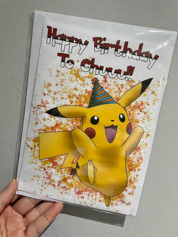 Pikachu Birthday Hat