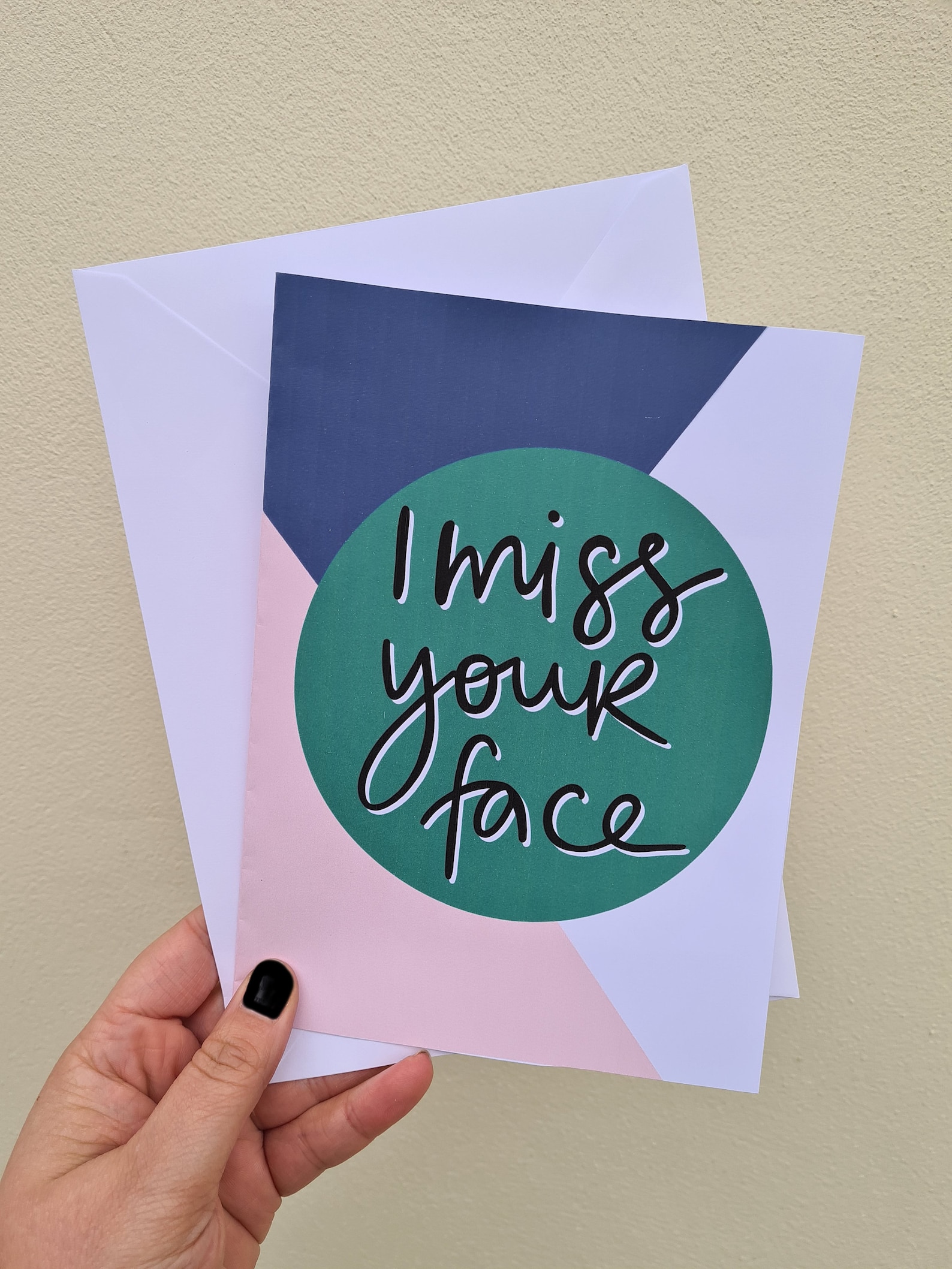 I Miss Your Face Card Miss You Cards Missing Someone | Etsy