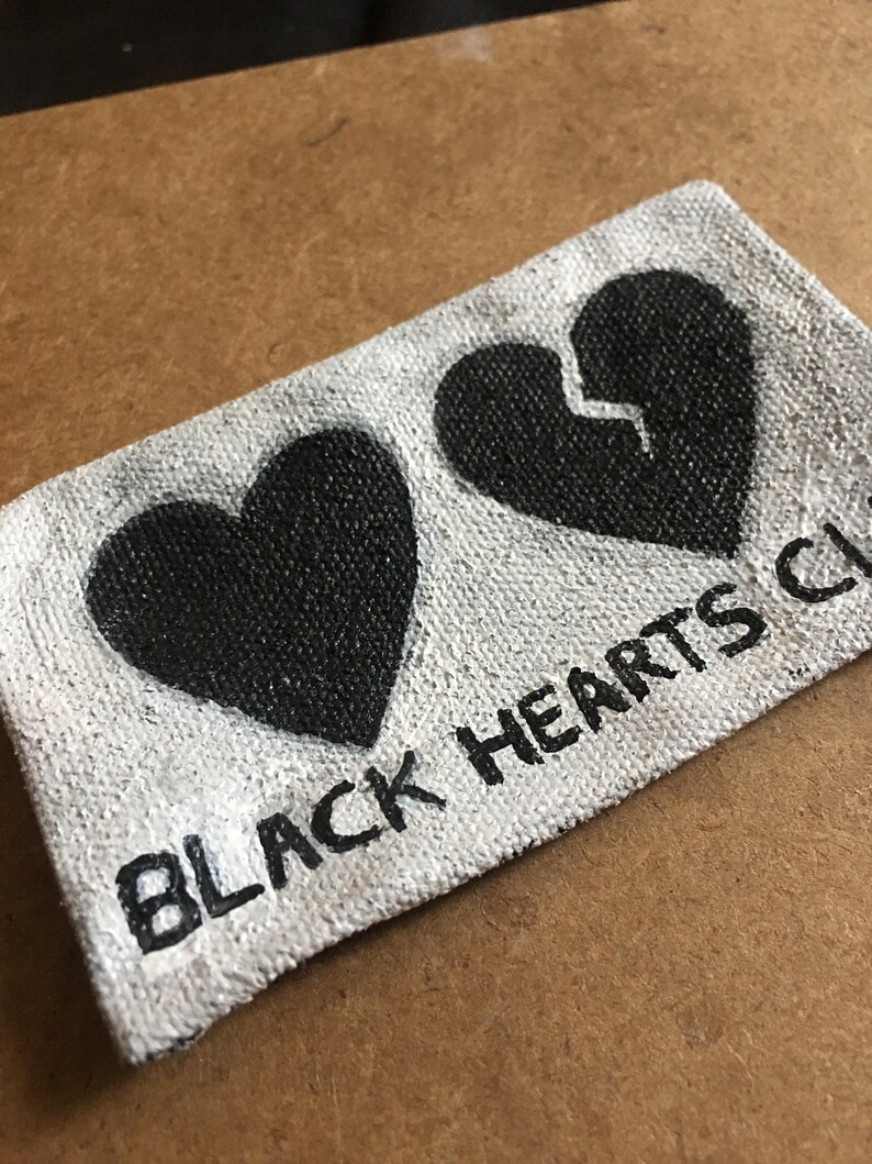 Yungblud Black Hearts Club Patch Etsy