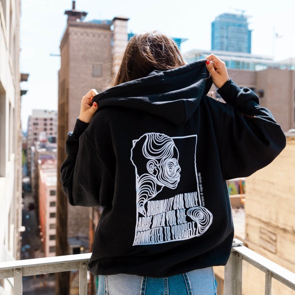 Screen Print Hoodie - Etsy