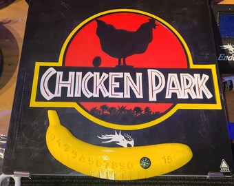 Chicken Coop Sign Jurassic Bawk T-rex Dinosaur Outdoor Wood Chicken ...