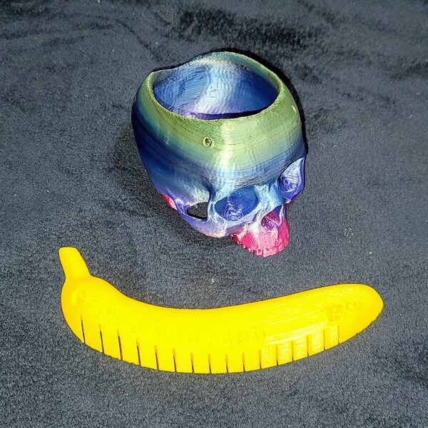 Plastic Skull Planter - Etsy