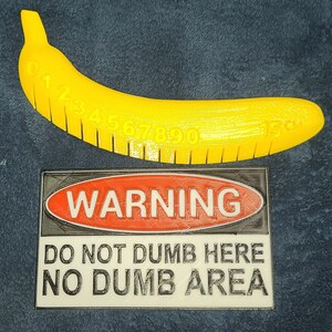 WARNING: DO NOT Dumb Area - Etsy
