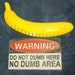WARNING: DO NOT Dumb Area - Etsy