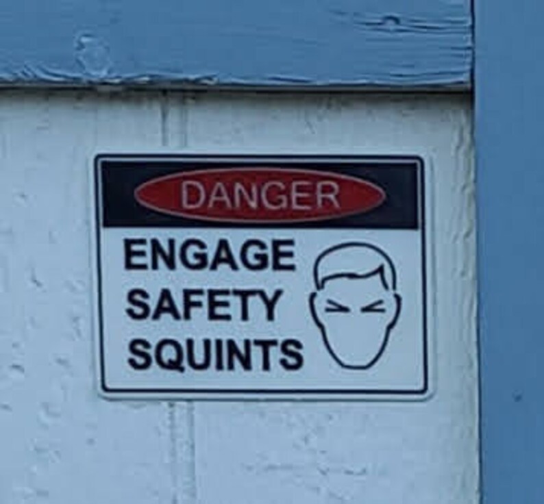DANGER: Engage Safety Squints - Etsy